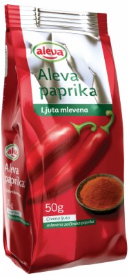 PAPRIKA MLEVENA LJUTA ALEVA 50G
PAPRIKA MLEVENA LJUTA ALEVA 50G