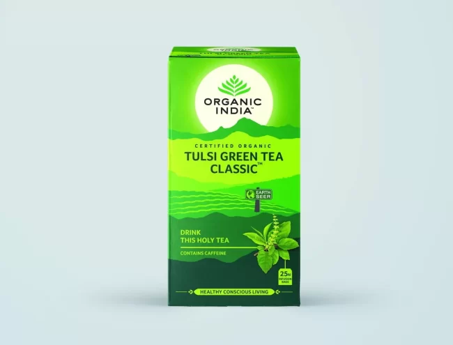 TULSI Green Tea Classic 25 kesica Organic India