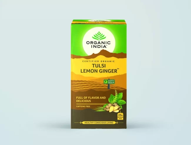 TULSI Limun Đumbir 25 kesica Organic India