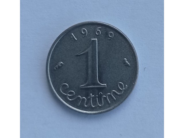 Francuska 1 centime 1969