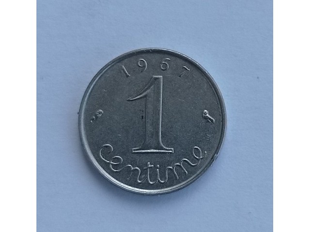 Francuska 1 centime 1967