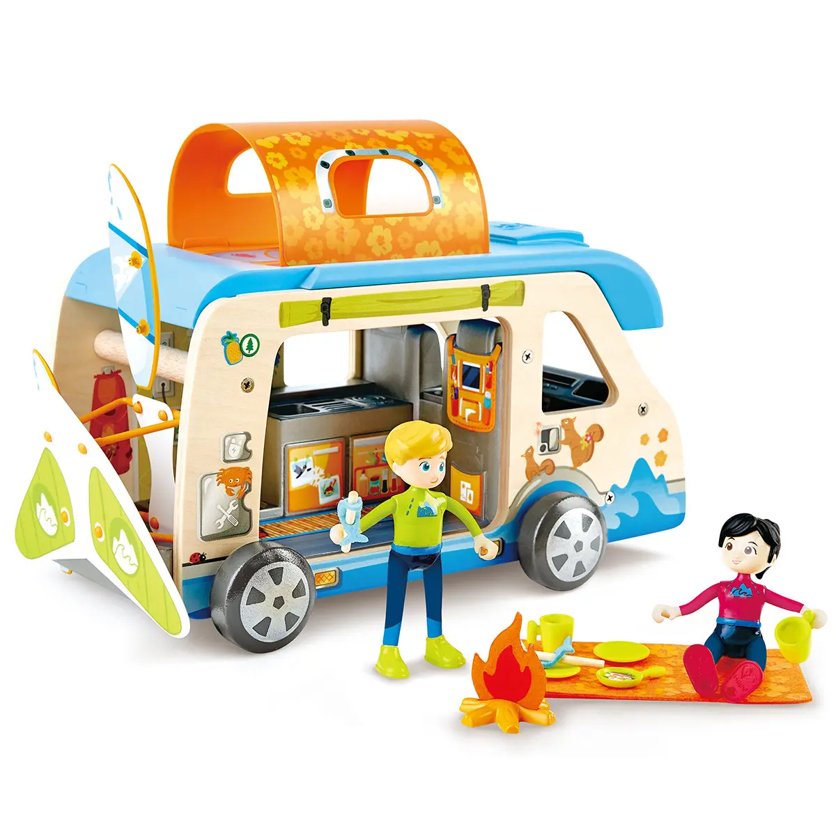 HAPE Drveni kamp kombi E3407A