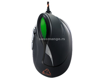 Wired Vertical Gaming Mouse with 7 programmable buttons, Pixart optical sensor, 6 levels of DPI a...