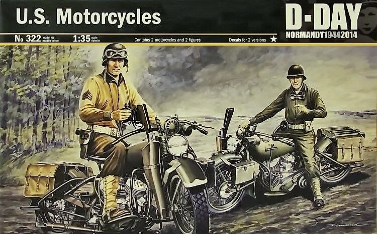 ITALERI 1/35 U.S. Motorcycles