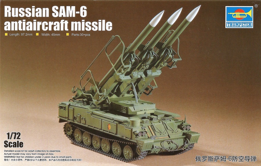 TRUMPETER 1/72 Russian SAM-6 antiaircraft missile