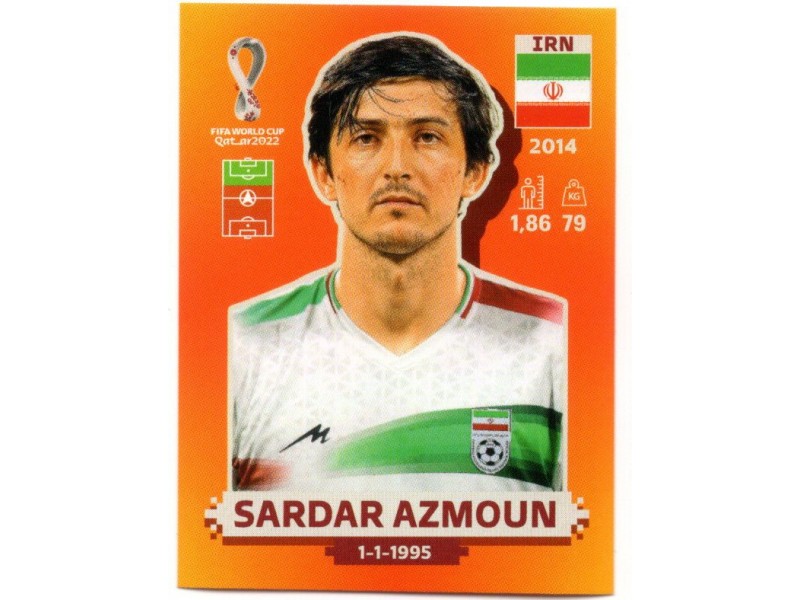 IRN.17 - SARDAR AZMOUN - PANINI FWC Qatar 2022