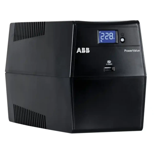 UPS ABB PowerValue 11LI Up 1000VA 600WSimulated Sine Wave6 x IEC 320 C13 USB i RS232