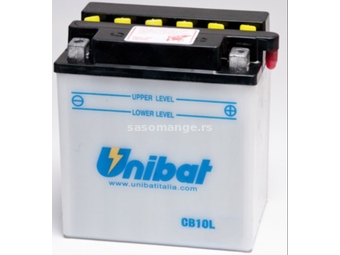 Akumulator UNIBAT 12V 11Ah sa kiselinom CB10L-B-PSM desni plus (135x90x145) 160A AK19