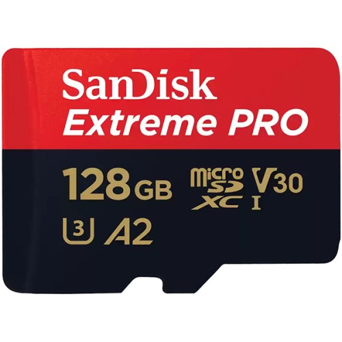 SanDisk 128GB Extreme PRO microSDXC 4K UHD Memorijska kartica | SDSQXCD-128G-GN6MA