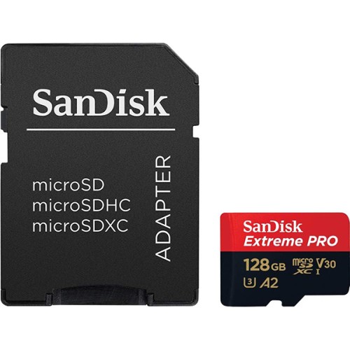 SanDisk 128GB Extreme PRO microSDXC 4K UHD Memorijska kartica | SDSQXCD-128G-GN6MA