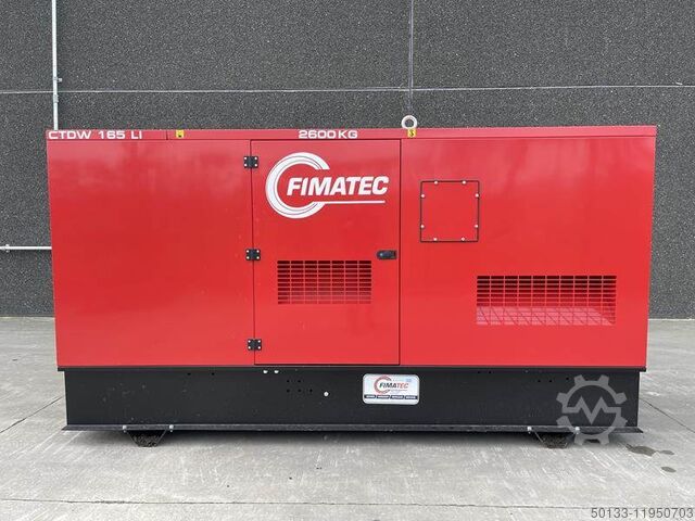 Agregatne
FIMATEC CTDW-165LI Noodaggregaat