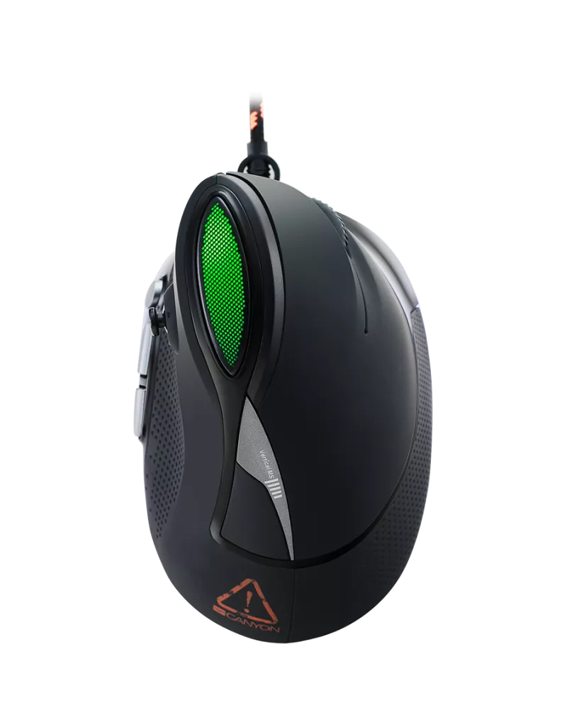 CANYON Emisat GM-14, Wired Vertical Gaming Mouse with 7 programmable buttons,...