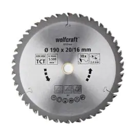 Wolfcraft 6735000 List kružne testere cirkulara, 190x16x2.4mm