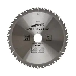 Wolfcraft 6737000 List kružne testere cirkulara, 210x30x2.4mm
