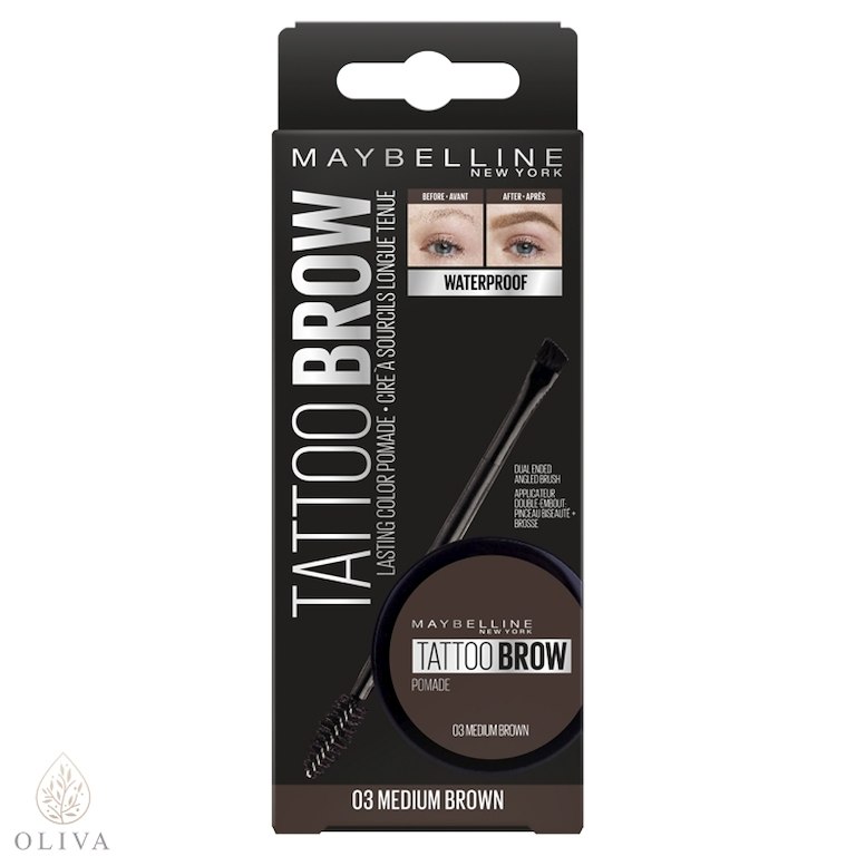 Maybelline Tattoo Brow pomada 03 medium brown