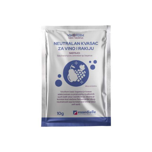 Savacoop Vinoferm Basic Bayanus 10g, univerzalni vinski kvasac