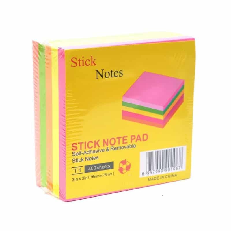 Post it 75x75mm 300 lista 4 boje NEON (Ostalo)