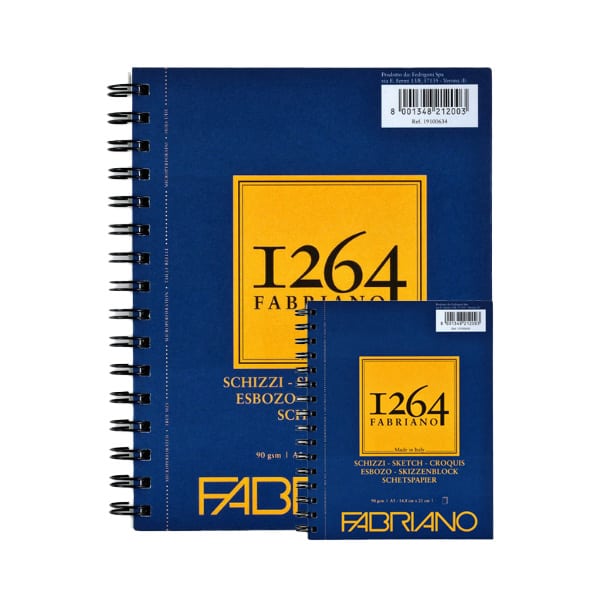 Blok FABRIANO 1264 SKETCH spirala levo A5/90gr/60L (19100634) (FABRIANO)