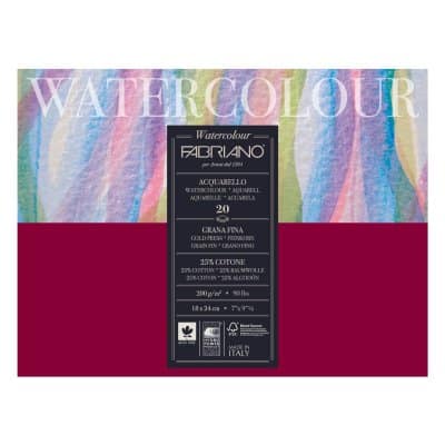 Blok FABRIANO WATERCOLOR 200gr 20L (72611824) (FABRIANO)