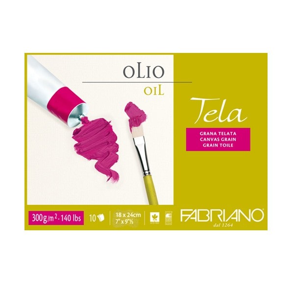 Blok FABRIANO TELA BLOK 300gr 18x24cm 10L (68001824) (FABRIANO)