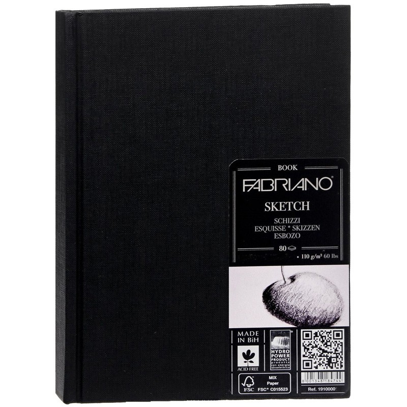 FABRIANO BOOK SKETCH BLOK A5 110gr 80L uspravni (19100001) (FABRIANO)