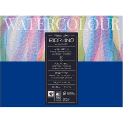 Blok FABRIANO WATERCOLOR CP300gr 20L (73611824) (FABRIANO)