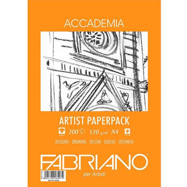 Papir FABRIANO ACCADEMIA ARTIST 120gr A4 200L (50814120) (FABRIANO)