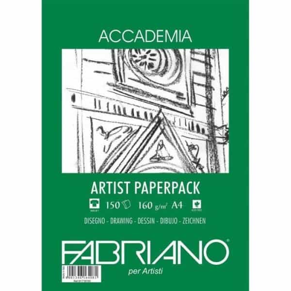 Papir FABRIANO ACCADEMIA ARTIST 160gr A4 150L (50814160) (FABRIANO)