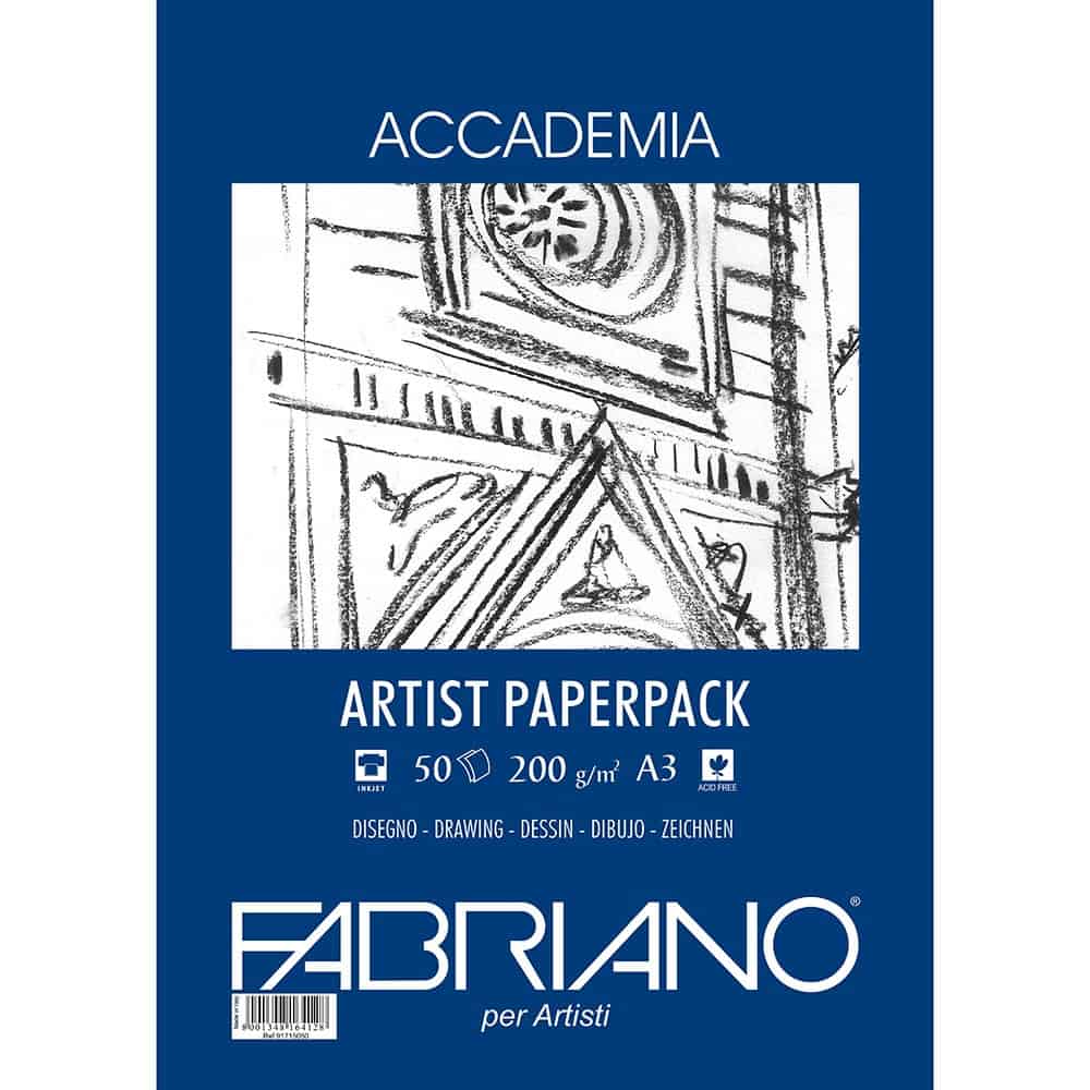 Papir FABRIANO ACCADEMIA ARTIST 200gr A3 50L (50813200) (FABRIANO)