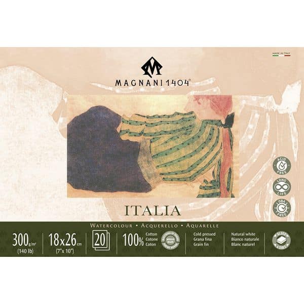 Blok MAGNANI ITALIA 18x26cm / 300gr / 20L (M4182601) (MAGNANI)