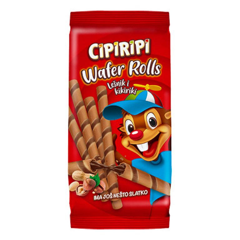 Cipiripi vafl wafer lešnik i kikiriki 150g cipiripi