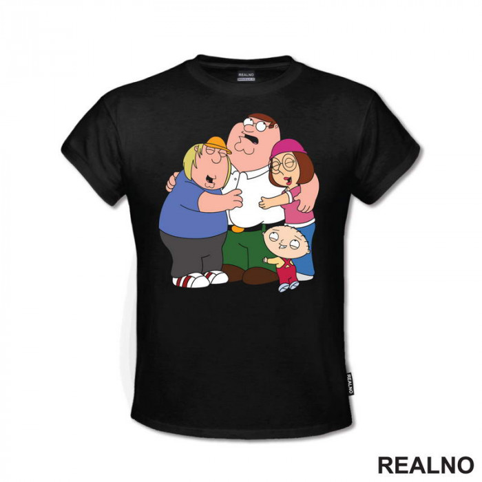 HAPPY FAMILY HUG - FAMILY GUY - MAJICA