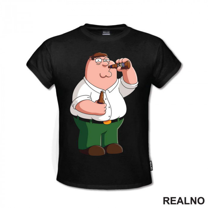 PETE DRINKS - FAMILY GUY - MAJICA