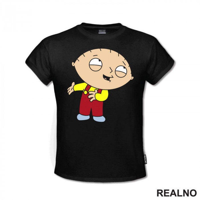STEWIE GRIFFIN - SMILING - FAMILY GUY - MAJICA