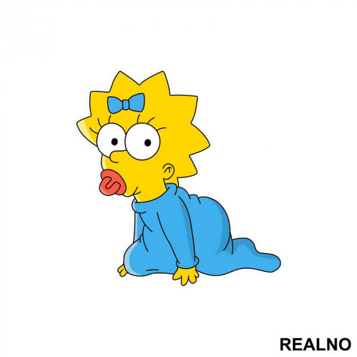 MAGGIE - MEGI - THE SIMPSONS - SIMPSONOVI - NALEPNICA