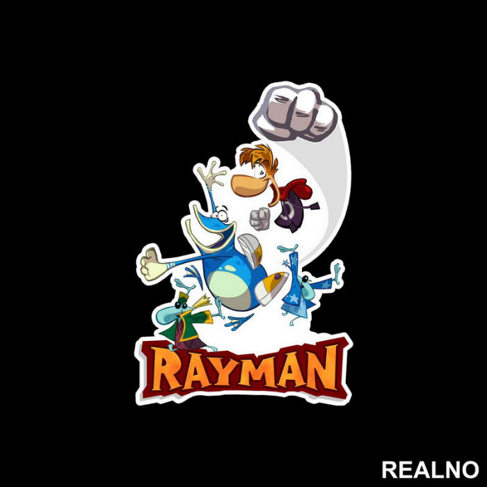 RAYMAN - GAME - NALEPNICA