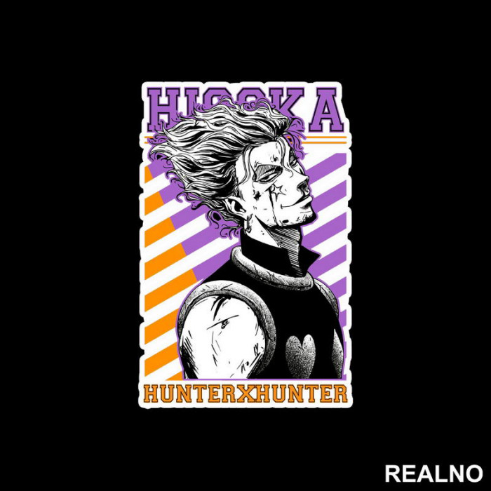 HISOKA - COLORS - HUNTER X HUNTER - NALEPNICA