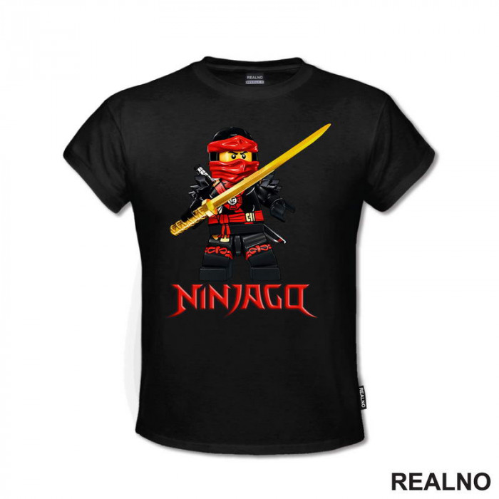 COLE - BLACK NINJA - NINJAGO - CRTANI FILMOVI - MAJICA