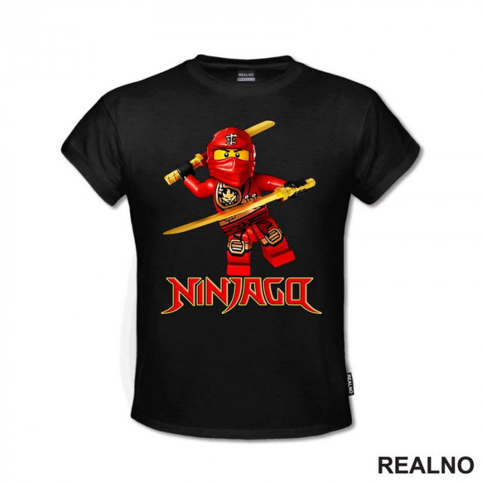 KAI - RED NINJA - NINJAGO - CRTANI FILMOVI - MAJICA