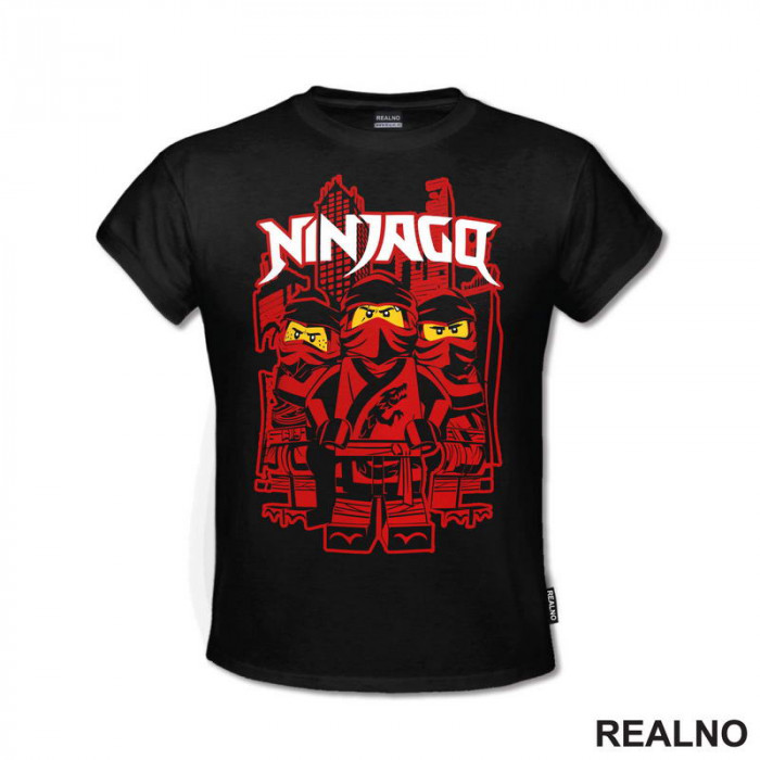 RED NINJAS - NINJAGO - CRTANI FILMOVI - MAJICA