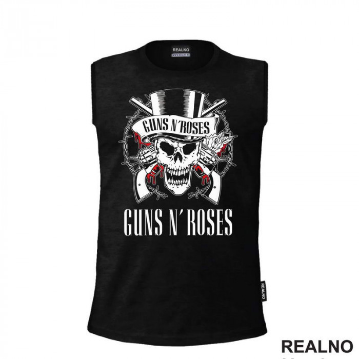 GUNS N ROSES - SKULL - MUZIKA - MAJICA