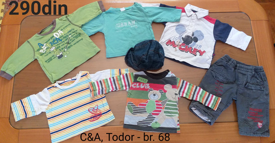 C&A Todor majice kapa za bebe dečake br. 68