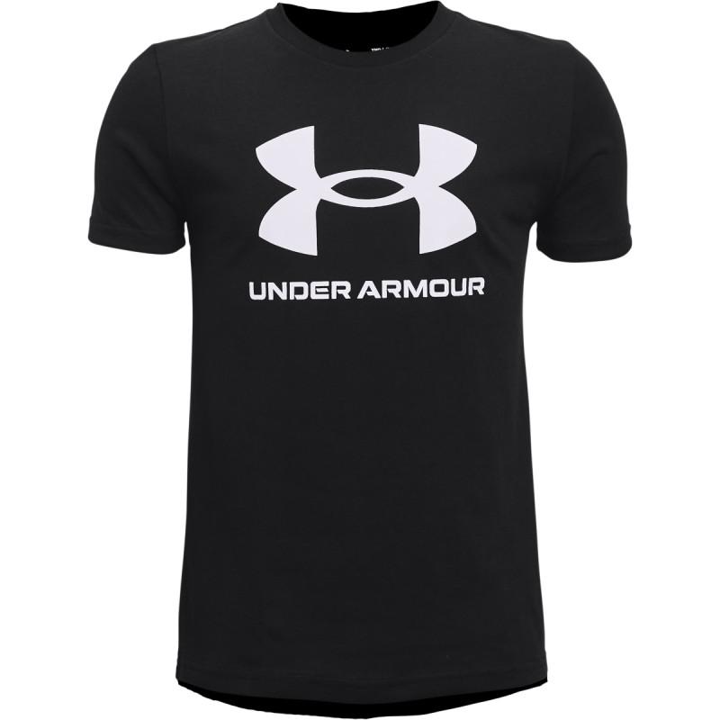 Under Armour Boys' UA Sportstyle Logo Short Sleeve