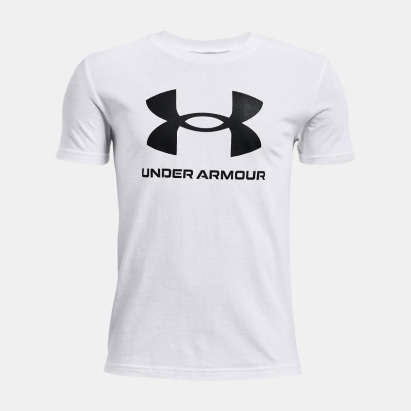 Under Armour Boys' UA Sportstyle Logo Short Sleeve