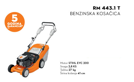 Benzinska kosačica RM 443.1T