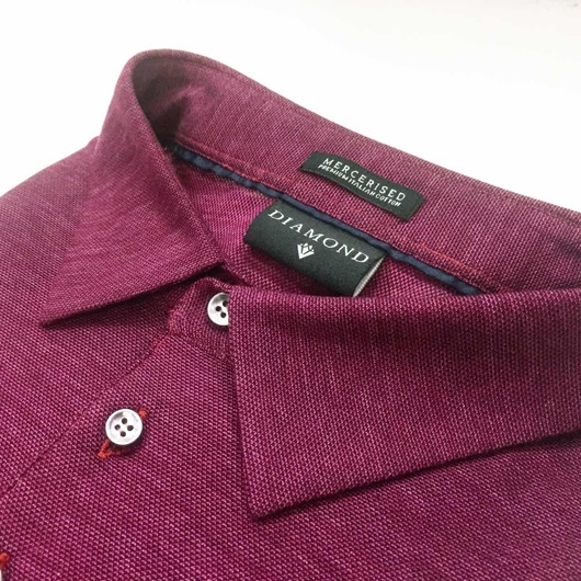 Diamond Polo Majica - Bordo