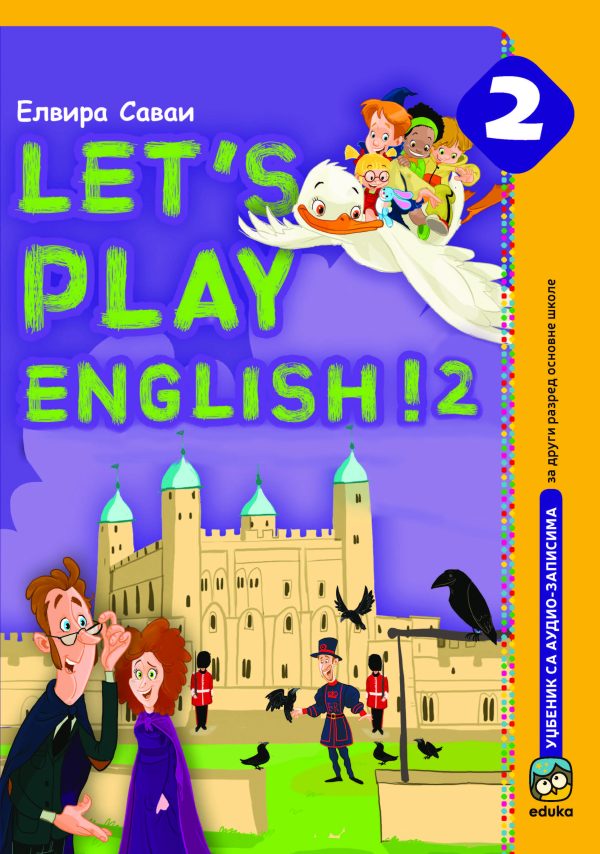 Let’s play English! 2, Енглески језик 2, уџбеник са аудио прилогом