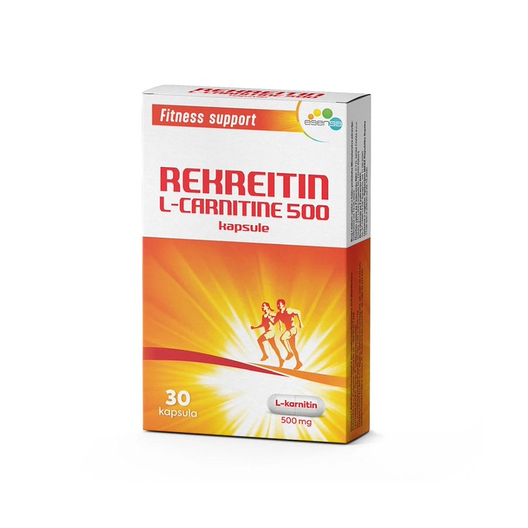 REKREITIN L-CARNITINE 500 mg 30 Kapsula sa L-karnitinom