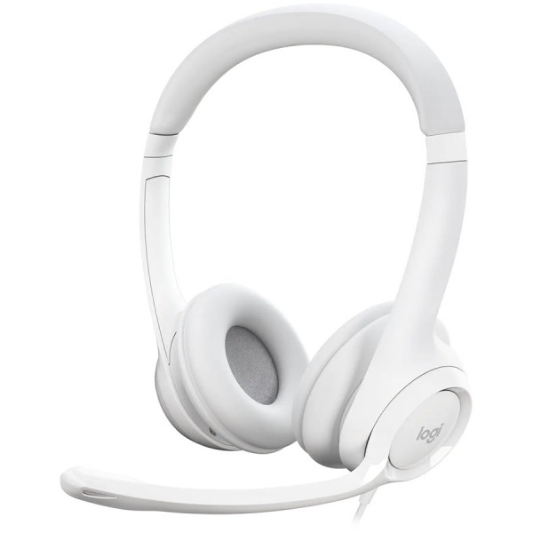 LOGITECH H390 USB Computer Headset - OFF-WHITE - USB - EMEA-914 ( 981-001286 )