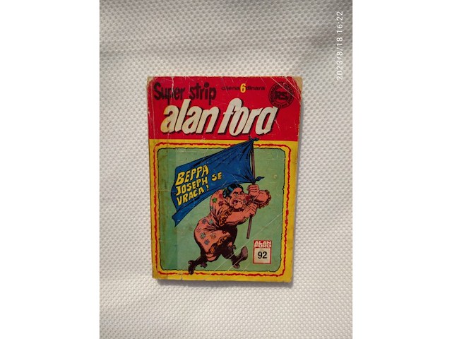 Alan Ford-Beppa Joseph se vraca,broj 92